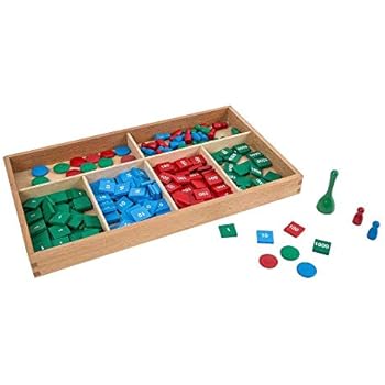 Amazon.com: Professional Montessori Stamp Game Material Kids Counting ...