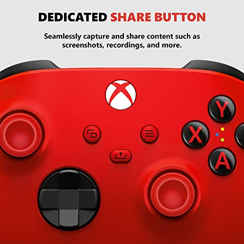 Xbox Core Wireless Controller – Pulse Red – Xbox Series X|S, Xbox One ...