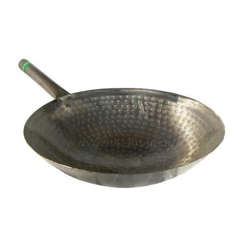 Amazon.com: The Wok Shop's 16 Inch Carbon Steel Pow Wok w/ Metal Handle ...