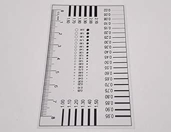 High-Precision Polyester Size Estimation Chart SEC Scratch Measure ...