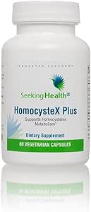 Amazon.com: Seeking Health HomocysteX Plus, 60 Capsules, Vitamin B ...