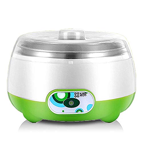 Yoghourt Machine, 1L Automatic Digital Yogurt Maker, Stainless Steel ...