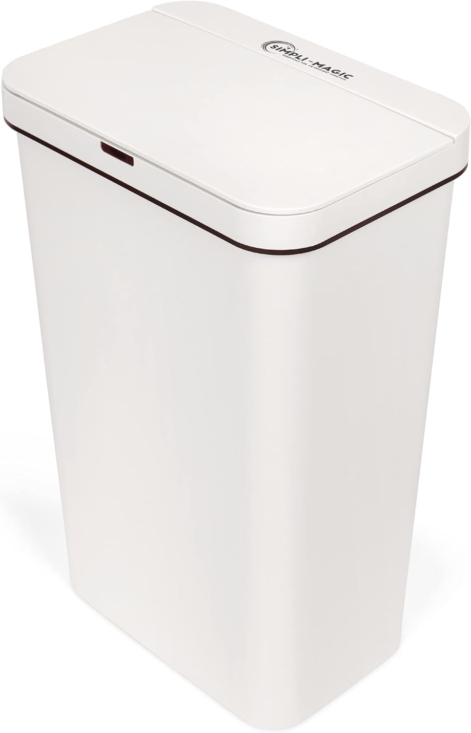 Simpli-Magic 13 Gallon Touchless Sensor Trash Can, Rectangle Garbage ...