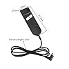 Lift Chair Hand Control, Black Plastic 2 Button 5 Pins Plug Connector ...