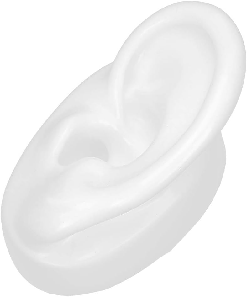 Pbzydu Portable Ear Model, Durable Pratical Waterproof Silicone Ear ...