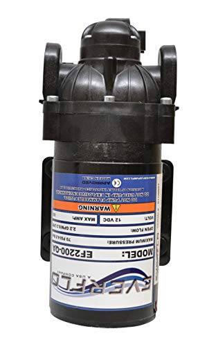 Everflo ef2200-qa-box 2.2gpm 12v bomba de diafragma-puerto de