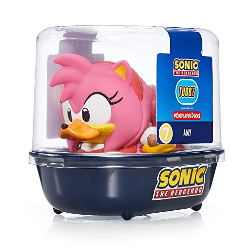 TUBBZ Sonic The Hedgehog Amy Rose Collectable Duck Vinyl Figure ...