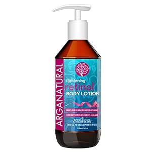 Amazon.com : Arganatural Tightening Body Lotion with Retinol, Caffeine ...
