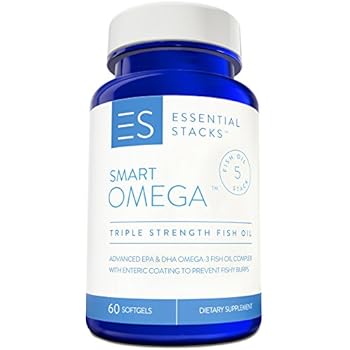 Amazon.com: Burpless Fish Oil Omega 3 - Triple Strength (1400mg EPA DHA ...