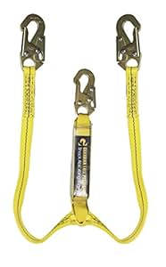 Guardian Fall Protection 01218 4-Foot Double Leg Shock Absorbing ...