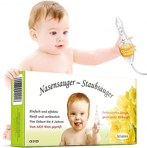 Arianna Baby Vac Nasal Aspirator The Original With 2 Suction Heads And ...