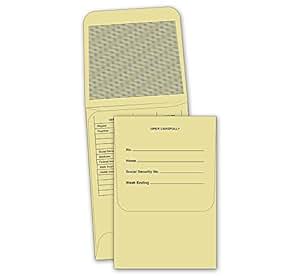 Amazon.com : ABC Coin Payroll Envelope, 3 1/8 x 4 5/8", Brown Kraft ...