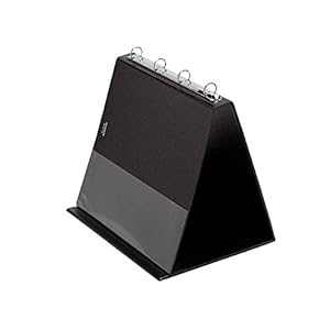Veloflex 4101080 Table Flipchart A4 Landscape PVC Black: Amazon.co.uk ...