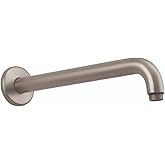 hansgrohe Replacement 9-inch Modern Rain Shower Showerarm in Brushed ...
