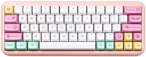 Cmokifuly Pink Keycaps XDA Profile Custom Keys for Mechanical Keyboard ...