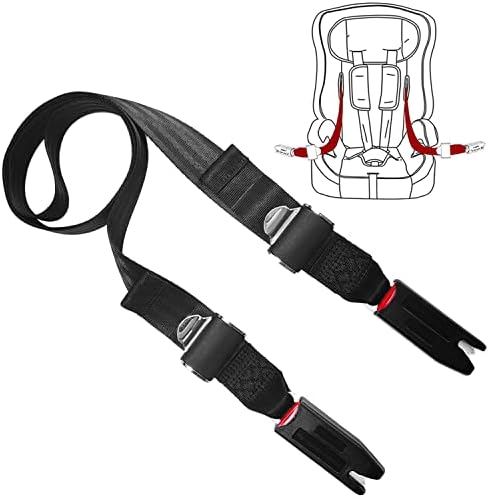 General Isofix/Latch Car Seat Straps for Child Seat - Double Adjustable ...