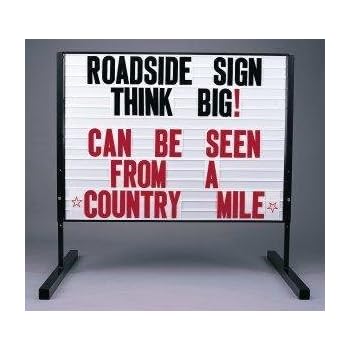 Amazon.com : 4x8 Readerboard Marquee Sign Face Panels With Tracks ...