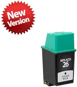 Amazon.com: Premium Replacement for Hewlett Packard 51626A (HP 26 Black ...
