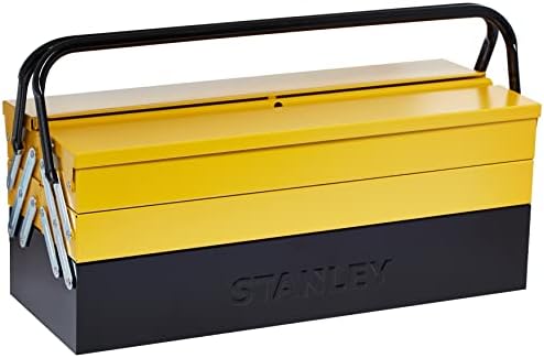 Stanley 53.3 cm Metal 2 Drawer Tool Box, Black/Yellow - STST81400 price ...