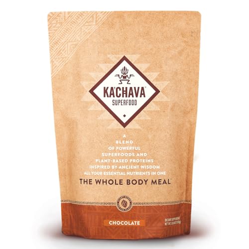 Ka’Chava All-In-One Nutrition Shake Blend, Chocolate, 85+ Superfoods ...