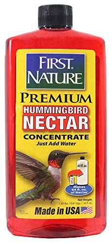 First Nature 3050 Red Hummingbird Nectar, 16-ounce Concentrate | Amazon ...