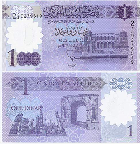Rare Libya 1 Dinar Polymer Note UNC – Rare Coins Of India