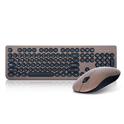 Abko Retro Wireless Keyboard and Mouse Set - Long Nepal | Ubuy