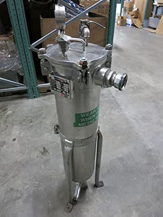 GAF Filter RB-1ASL-SE in/Out Filter Pot Bank Bag Vessel w SS Strainer ...
