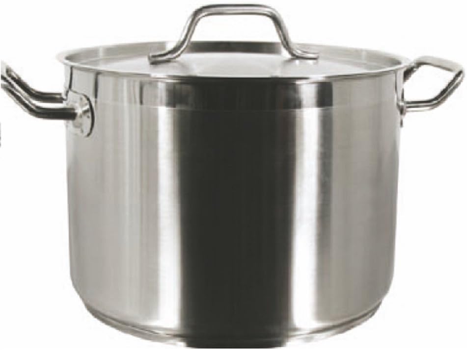 Amazon.com: STOCK POT W/ LID 18/8 STAINLESS STEEL MULTIPLE SIZES 8 qt ...