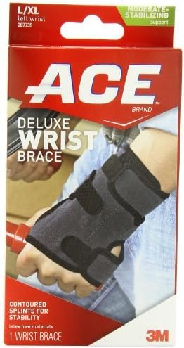 Amazon.com: ACE Deluxe Wrist Brace, Left: Health & Personal Care