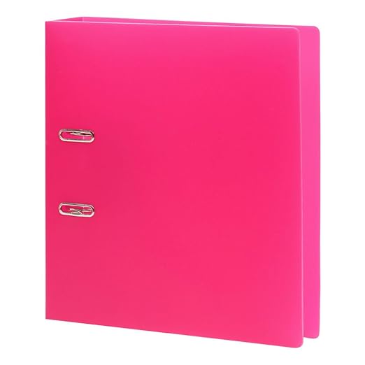 Pink Plastic Lever Arch File: Amazon.co.uk: Office Products