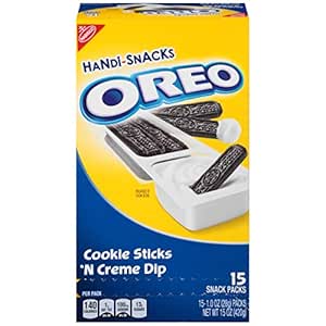 OREO Handi-Snacks Cookie Sticks 'n Creme Dip, 72 Snack Packs: Amazon ...