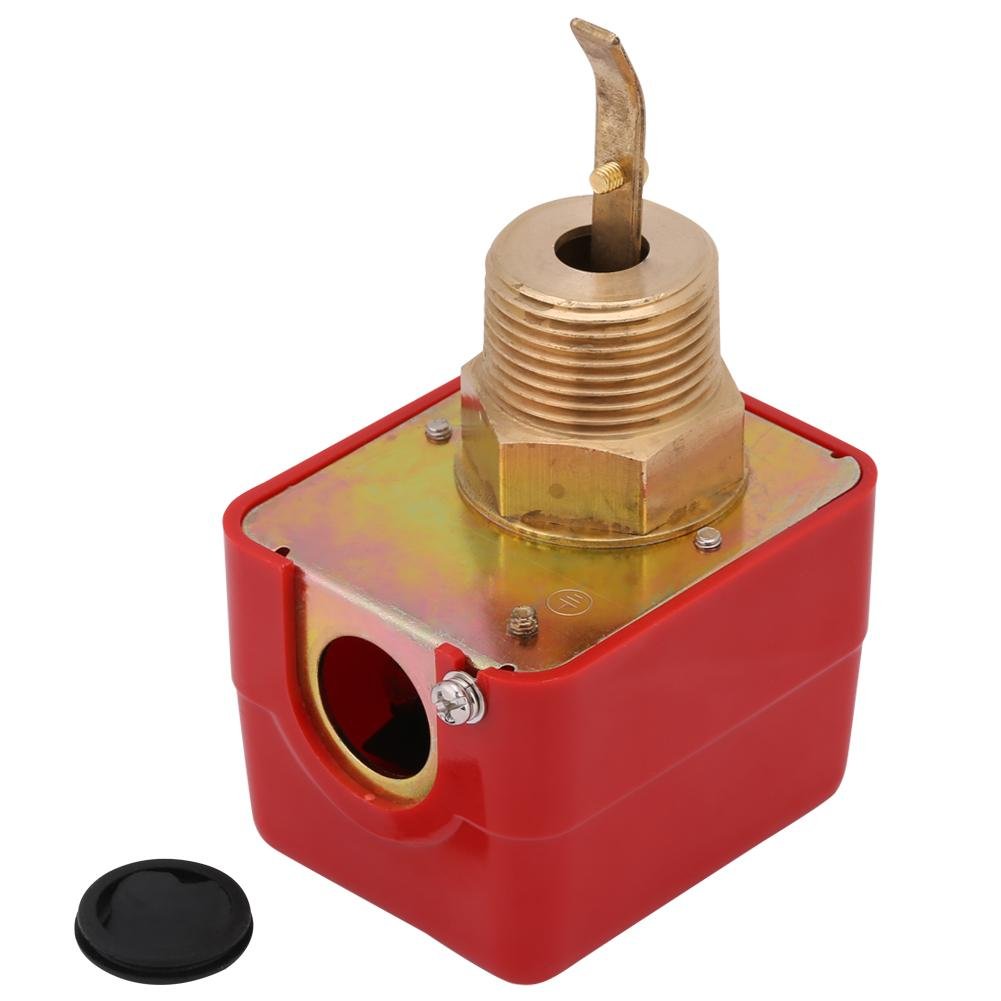 Water Switch, pc AC250V 10Bar Brass Water Flow Switch Paddle Control ...