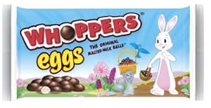 Amazon.com : WHOPPERS Eggs (Egg-Shaped Chocolate Covered Malted Milk ...