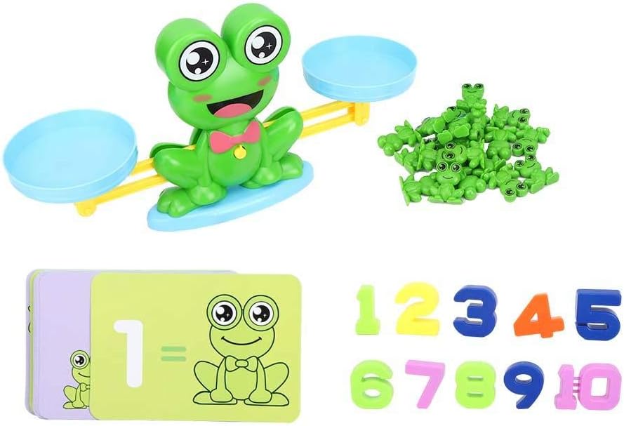 Mathematics Balance Toy, Addition and Subtraction Math Game Frogs Shape ...