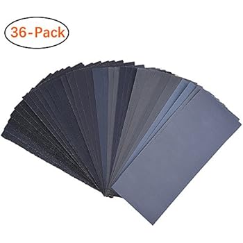 400 to 3000 Assorted Grit Sandpaper for Wood Furniture Finishing, Metal ...