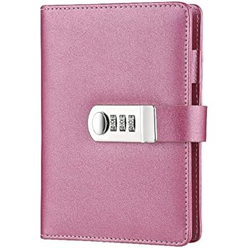 Amazon.com : iPlanner PU Leather Refillable Password Notebook Writing ...