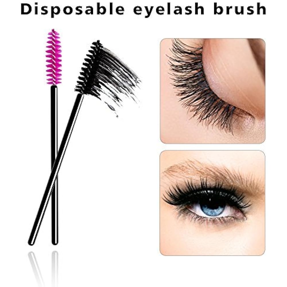 Disposable Makeup Applicators Mascara Wands - BTArtbox Eyelash Brushes ...