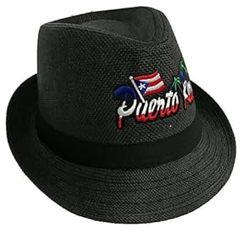 Puerto Rico Black Hat Palmas (Small-Medium) at Amazon Men’s Clothing store: