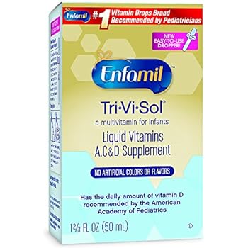 Amazon.com: Enfamil Tri-Vi-Sol Vitamins A, D & C Supplement Drops for ...