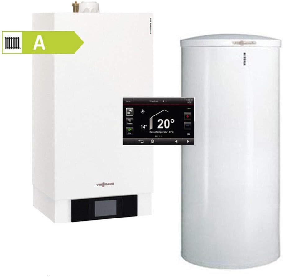 Viessmann Vitodens 300-W Gasbrennwertgerät Paket Vitocell 100-W 160 ...