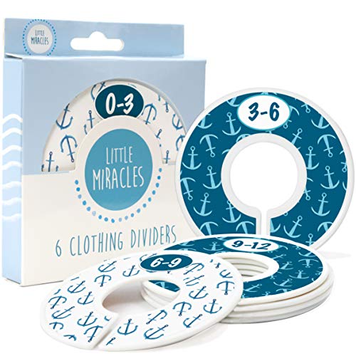 Little Miracles Baby Closet Size Dividers Nautical Nursery Closet Little Miracles Baby Closet Size Dividers Nautical Nursery Closet