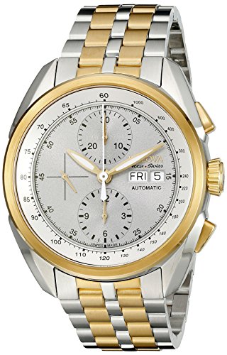 Bulova Men's 65C117 Analog Display Automatic Self Wind Two Tone Watch ...