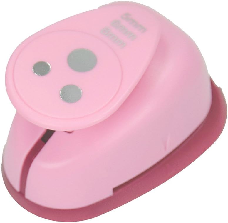 efco 1791011 Stanzer M, Kreise Motivstanzer, Kern: Metall, Pink, 7,5 x ...