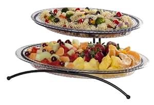 Amazon.com | CreativeWare 2-Tier Buffet Server, Includes 1 Small and 1 ...