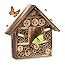 Natural insect hotel, 35 × 50 × 9 cm: Amazon.co.uk: Pet Supplies