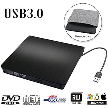 Amazon.com: External USB 8X DVD +/-RW Dual Layer Burner for PC or ...