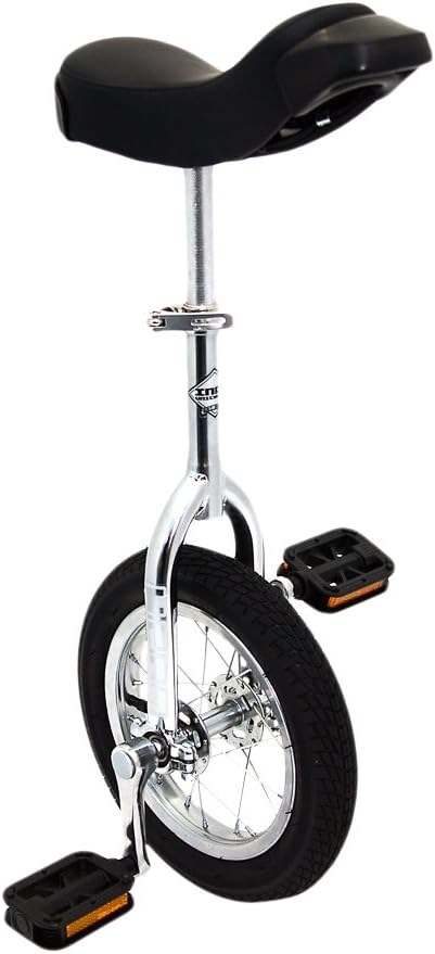 Indy Unicycles Kids Trainer Unicycle-Chrome Plated, 12-Inch: Amazon.co ...