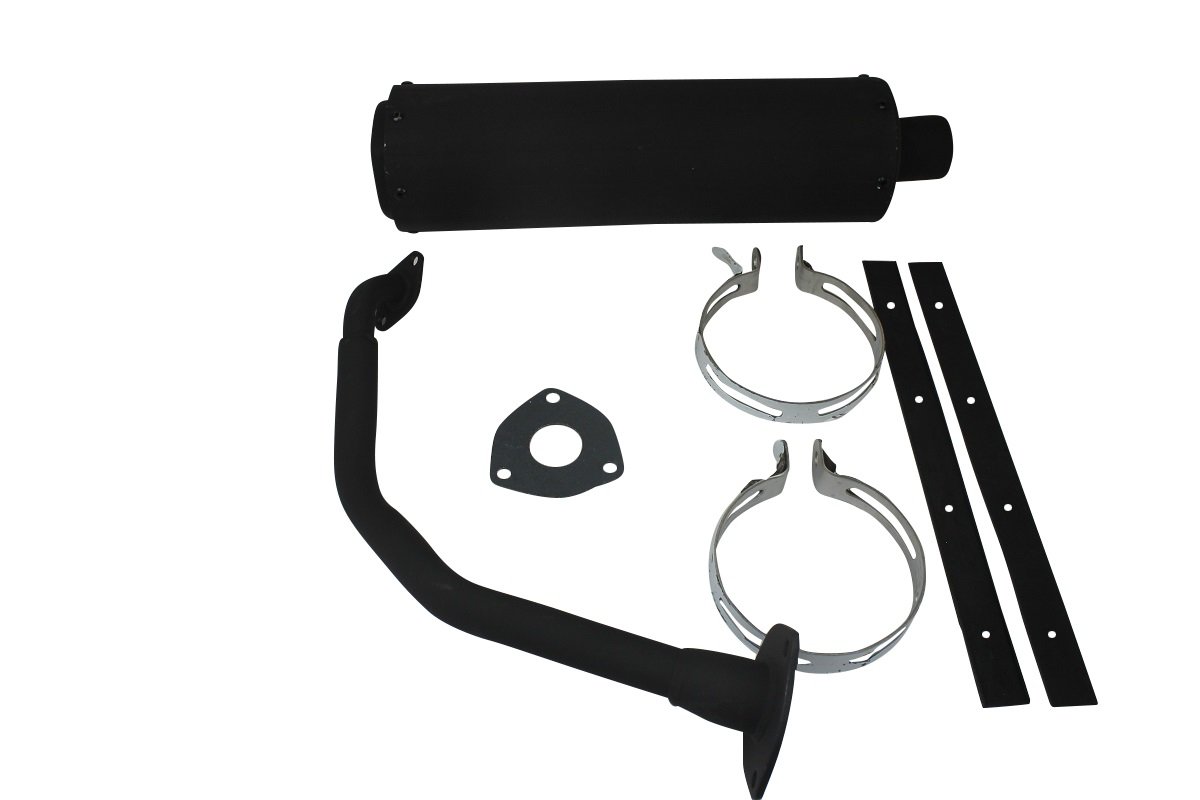 Amazon.com: 150 cc high flow Scooter Moped GY96 Muffler Exhaust BLACK ...