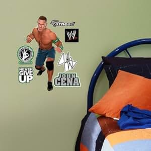 WWE John Cena Teammate Fathead Decal 6x16.5 Inch - Sports Fan Wall ...